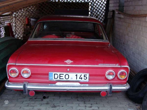 Sarkans Opel Rekord 1966 Jonava, ar dzinēja tilpumu 1.90 L un nobraukumu 46 tūkst. km par 11000 €, foto 2 vietnē AUTOMOTO.COM.LV