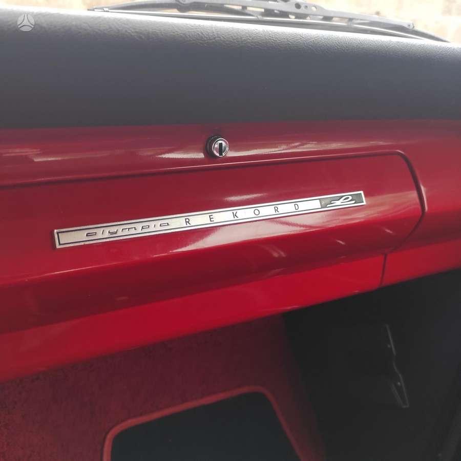 Red Opel Rekord 1966 in Jonava, with an engine capacity of 1.90 L and mileage of 46 thousand km for 11000 €, photo 7 on AUTOMOTO.COM.LV