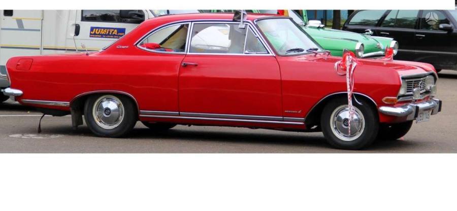 Red Opel Rekord 1966 in Jonava, with an engine capacity of 1.90 L and mileage of 46 thousand km for 11000 €, photo 19 on AUTOMOTO.COM.LV