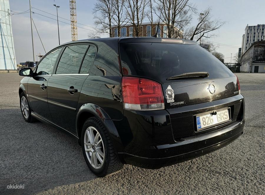 Black Opel Signum 2006 in Tallinn, with an engine capacity of 1.90 L and mileage of 262 thousand km for 2750 €, photo 17 on AUTOMOTO.COM.LV