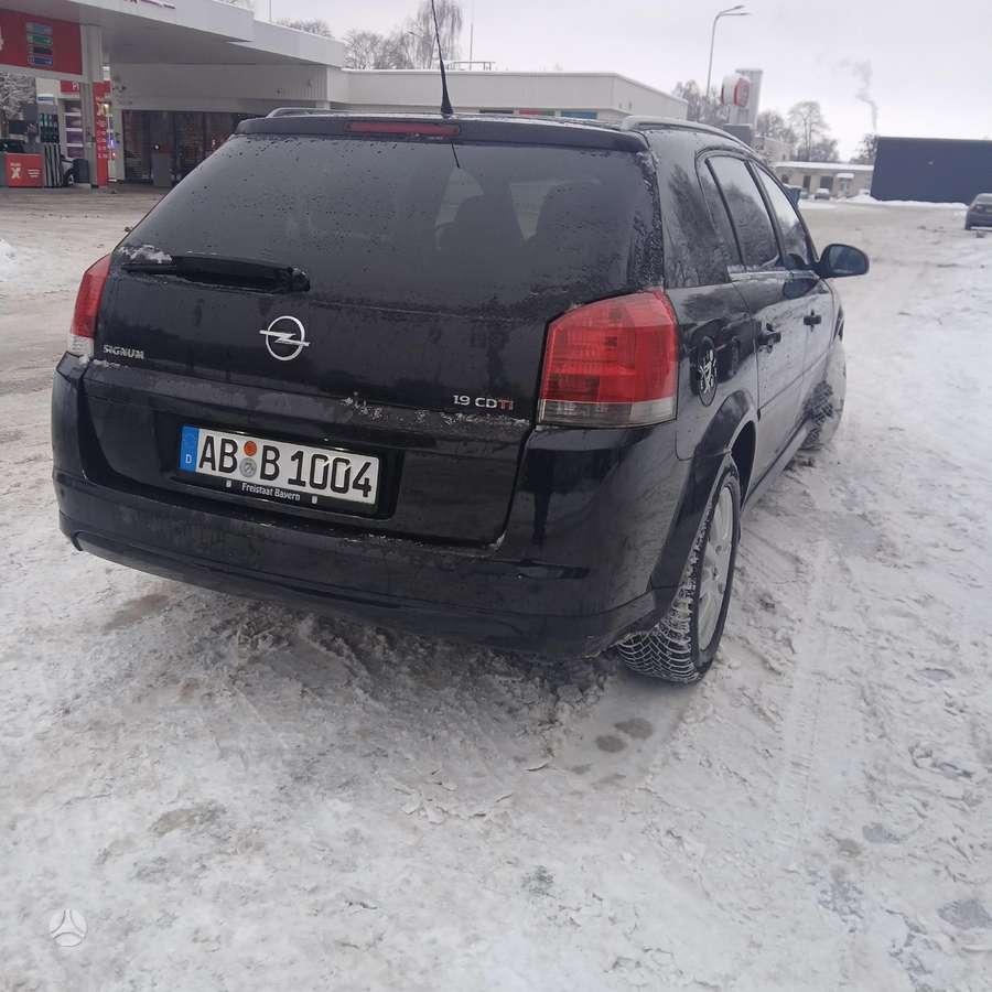 Melns Opel Signum 2008 Alīta, ar dzinēja tilpumu 1.91 L un nobraukumu 344 tūkst. km par 2150 €, foto 7 vietnē AUTOMOTO.COM.LV