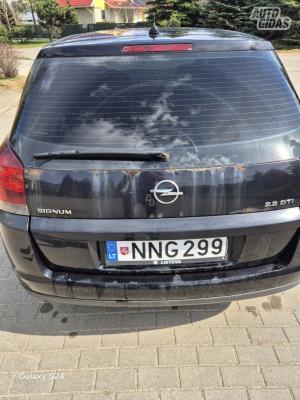 Black Opel Signum 2004 in Vilnius, with an engine capacity of 2.20 L and mileage of 30 thousand km for 850 €, photo 11 on AUTOMOTO.COM.LV