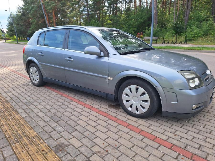 Синий Опель Сигнум 2005 в Бирштонас, объемом двигателя 1.90 л и пробегом 290 тыс. км за 1450 €, фото 14 на AUTOMOTO.COM.LV