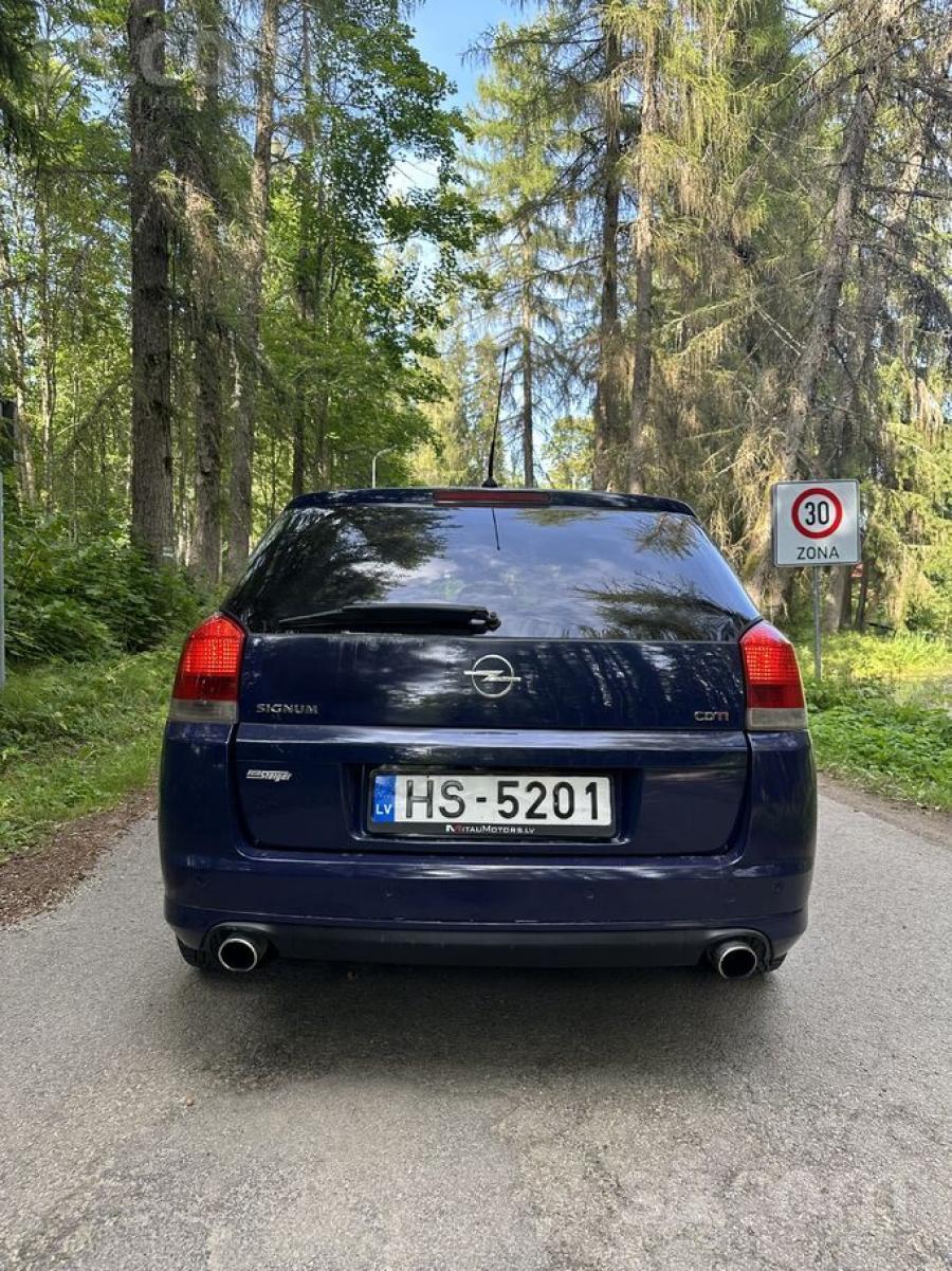 Zils Opel Signum 2006 Rēzekne, ar dzinēja tilpumu 3.00 L un nobraukumu 360 tūkst. km par 1500 €, foto 4 vietnē AUTOMOTO.COM.LV