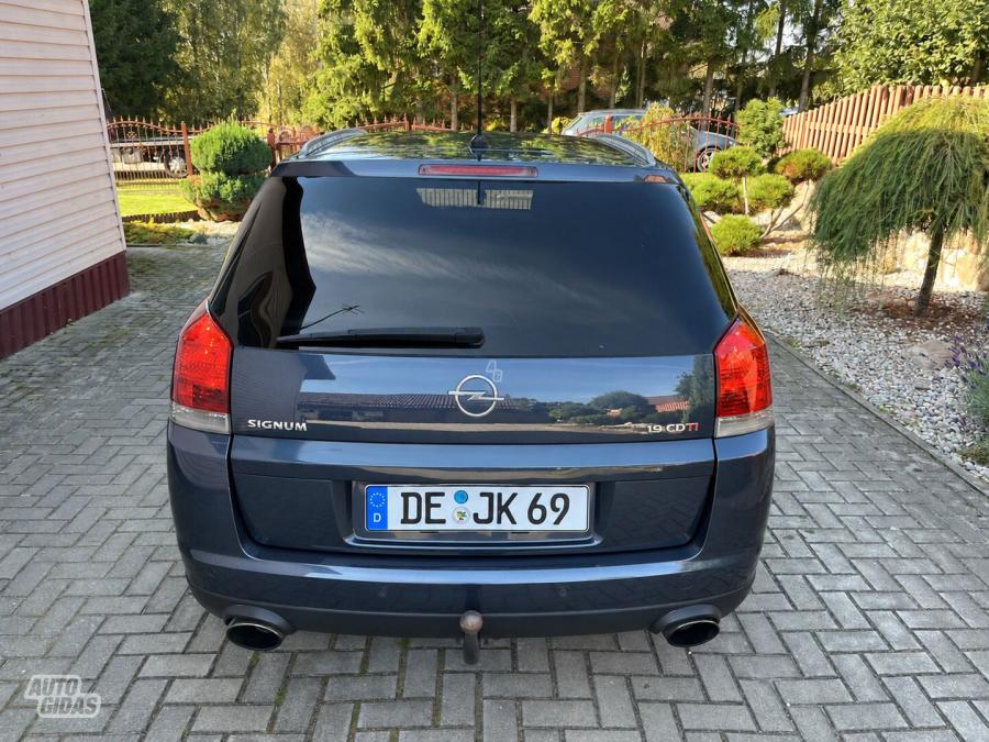 Синий Опель Сигнум 2006 в Вилкавишкис, объемом двигателя 1.90 л и пробегом 264 тыс. км за 1950 €, фото 7 на AUTOMOTO.COM.LV