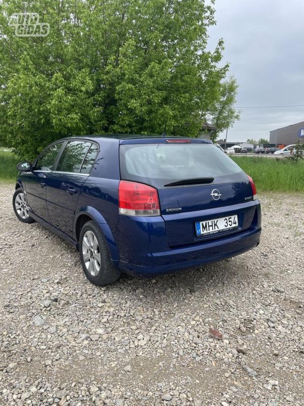 Zils Opel Signum 2008 Kauņa, ar dzinēja tilpumu 1.90 L un nobraukumu 241 tūkst. km par 1350 €, foto 5 vietnē AUTOMOTO.COM.LV