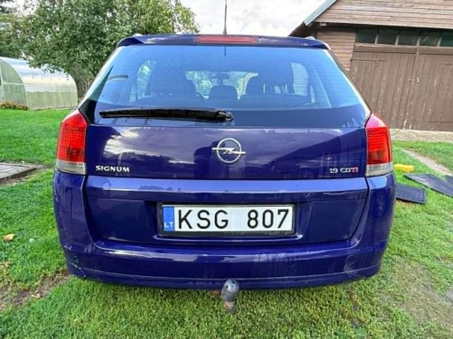 Zils Opel Signum 2008 Vilkaviškis, ar dzinēja tilpumu 1.91 L un nobraukumu 409 tūkst. km par 1100 €, foto 7 vietnē AUTOMOTO.COM.LV