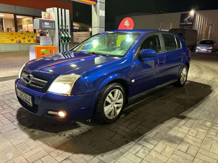 Zils Opel Signum 2004 Viļņa, ar dzinēja tilpumu 1.91 L un nobraukumu 250 tūkst. km par 450 €, foto 3 vietnē AUTOMOTO.COM.LV