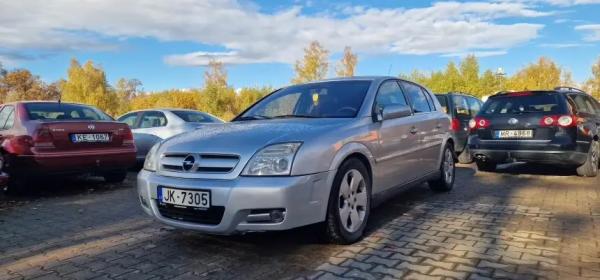 Pelēks Opel Signum 2003 Valmiera, ar dzinēja tilpumu 2.20 L un nobraukumu 3773 tūkst. km par 1500 €, foto 7 vietnē AUTOMOTO.COM.LV