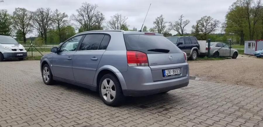 Pelēks Opel Signum 2003 Valmiera, ar dzinēja tilpumu 2.20 L un nobraukumu 23 tūkst. km par 1250 €, foto 6 vietnē AUTOMOTO.COM.LV