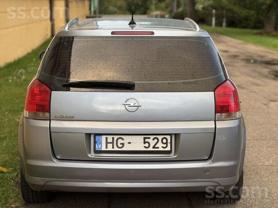 Pelēks Opel Signum 2005 Jūrmala, ar dzinēja tilpumu 1.90 L un nobraukumu 189 tūkst. km par 1600 €, foto 4 vietnē AUTOMOTO.COM.LV