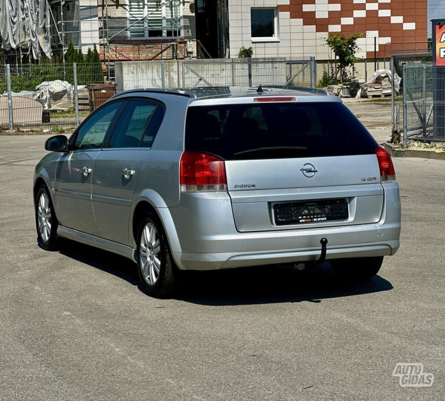 Grey Opel Signum 2007 in Kretinga, with an engine capacity of 1.90 L and mileage of 333 thousand km for 2250 €, photo 7 on AUTOMOTO.COM.LV