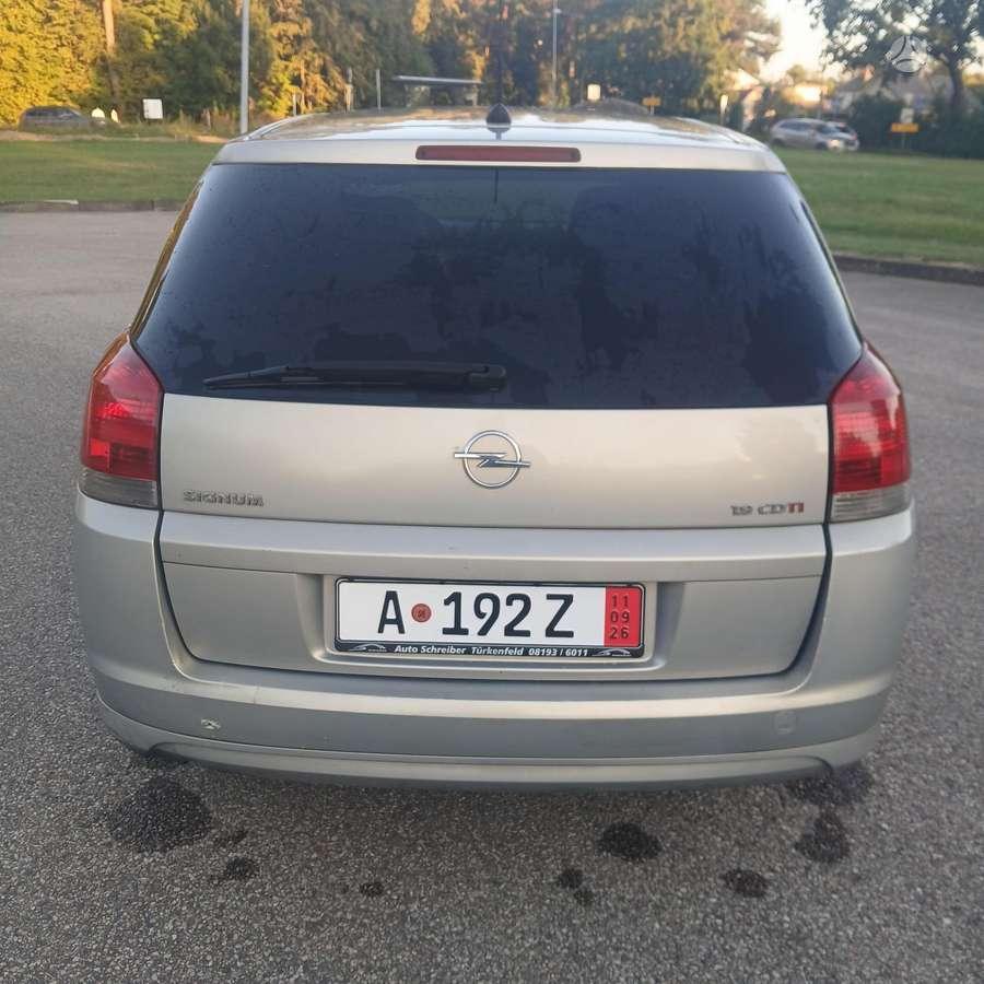 Grey Opel Signum 2008 in Alytus, with an engine capacity of 1.91 L and mileage of 327 thousand km for 1950 €, photo 7 on AUTOMOTO.COM.LV