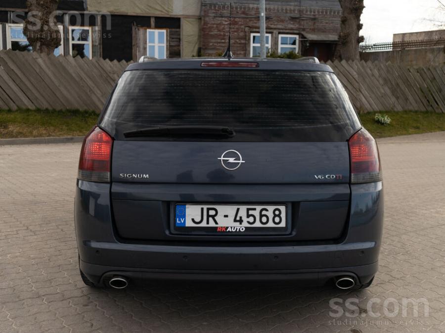 Pelēks Opel Signum 2007 Liepāja, ar dzinēja tilpumu 3.00 L un nobraukumu 293 tūkst. km par 2200 €, foto 7 vietnē AUTOMOTO.COM.LV