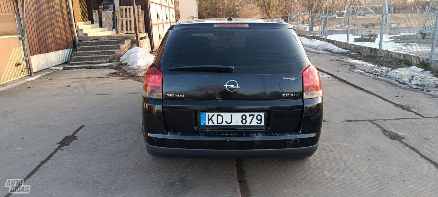 Opel Signum 2003 in Panevezys, with an engine capacity of 2.20 L and mileage of 352 thousand km for 550 €, photo 6 on AUTOMOTO.COM.LV
