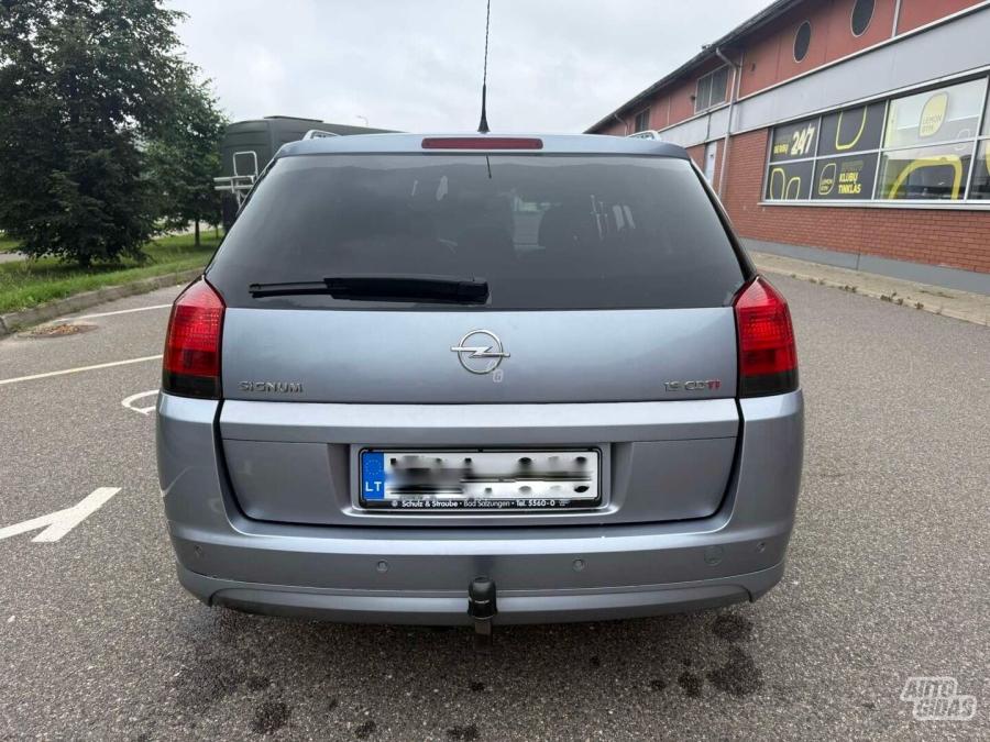 Opel Signum 2008 in Vilnius, with an engine capacity of 1.90 L and mileage of 413 thousand km for 1199 €, photo 6 on AUTOMOTO.COM.LV
