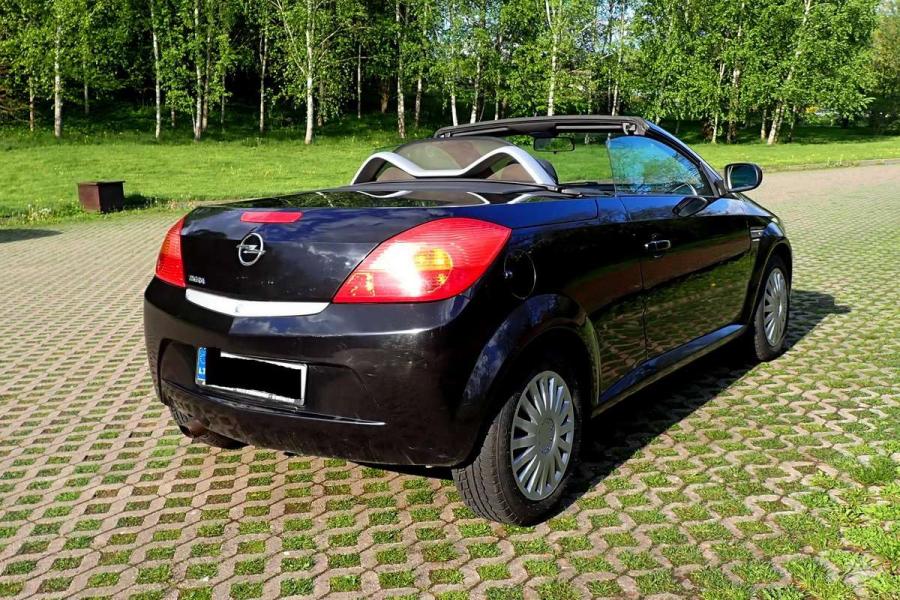 Melns Opel Tigra 2005 Viļņa, ar dzinēja tilpumu 1.36 L un nobraukumu 144 tūkst. km par 1100 €, foto 9 vietnē AUTOMOTO.COM.LV