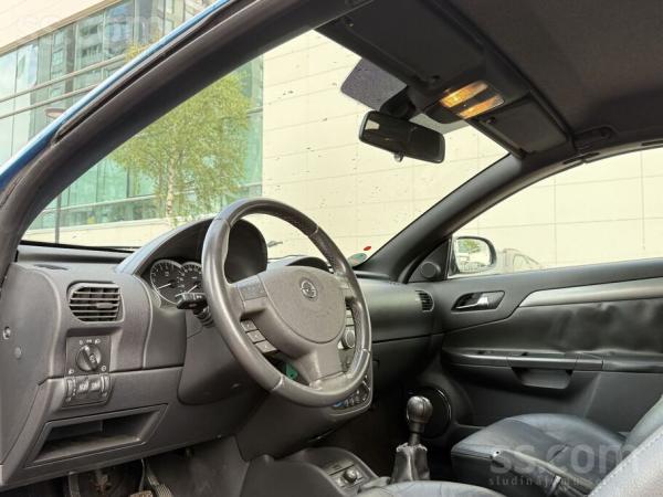 Blue Opel Tigra 2005 in Riga, with an engine capacity of 1.40 L and mileage of 0 thousand km for 3200 €, photo 3 on AUTOMOTO.COM.LV