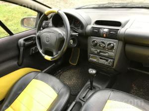 Yellow Opel Tigra 1997 in Talsi, with an engine capacity of 1.40 L and mileage of 199 thousand km for 2500 €, photo 7 on AUTOMOTO.COM.LV