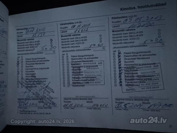 Черный Опель Вектра 2008 в Таллин, объемом двигателя 2.20 л и пробегом 254 тыс. км за 1199 €, фото 9 на AUTOMOTO.COM.LV