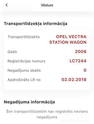 Melns Opel Vectra 2008 Rīga, ar dzinēja tilpumu 1.90 L un nobraukumu 331 tūkst. km par 1490 €, foto 22 vietnē AUTOMOTO.COM.LV