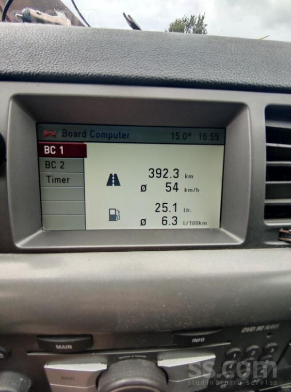 Zils Opel Vectra 2008 Rīga, ar dzinēja tilpumu 1.90 L un nobraukumu 328 tūkst. km par 2569 €, foto 9 vietnē AUTOMOTO.COM.LV