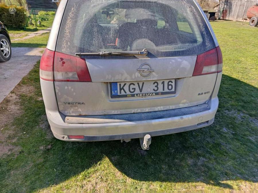 Pelēks Opel Vectra 2003 Marijampole, ar dzinēja tilpumu 2.17 L un nobraukumu 426 tūkst. km par 500 €, foto 19 vietnē AUTOMOTO.COM.LV