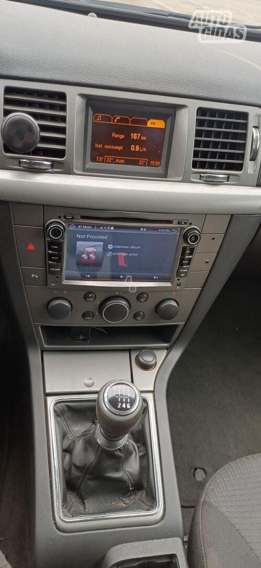 Pelēks Opel Vectra 2006 Kauņa, ar dzinēja tilpumu 1.90 L un nobraukumu 424 tūkst. km par 950 €, foto 12 vietnē AUTOMOTO.COM.LV