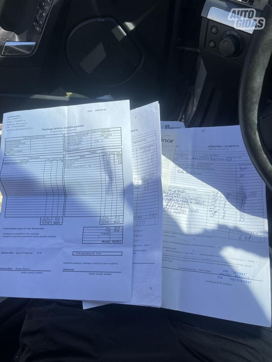Opel Vectra 2007 Kauņa, ar dzinēja tilpumu 1.90 L un nobraukumu 0 tūkst. km par 666 €, foto 9 vietnē AUTOMOTO.COM.LV