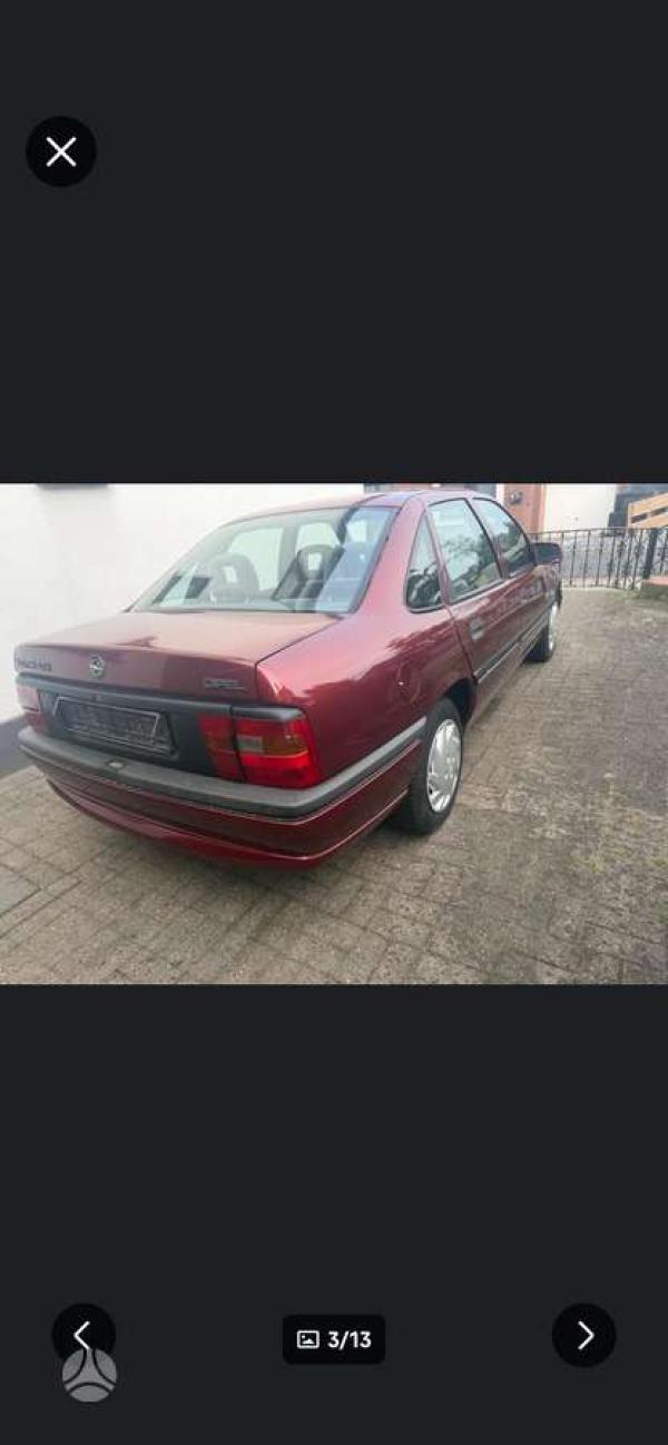 Red Opel Vectra 1994 in Marijampole, with an engine capacity of 2.00 L and mileage of 250 thousand km for 2200 €, photo 2 on AUTOMOTO.COM.LV