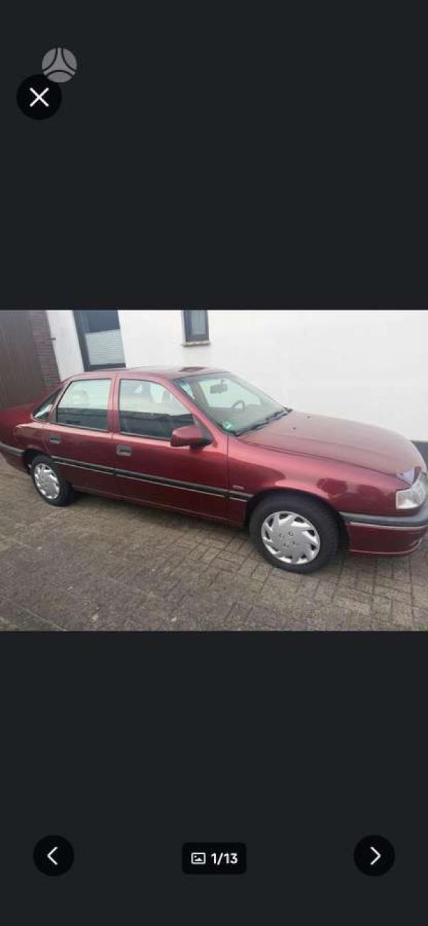 Red Opel Vectra 1994 in Marijampole, with an engine capacity of 2.00 L and mileage of 250 thousand km for 2200 €, photo 4 on AUTOMOTO.COM.LV
