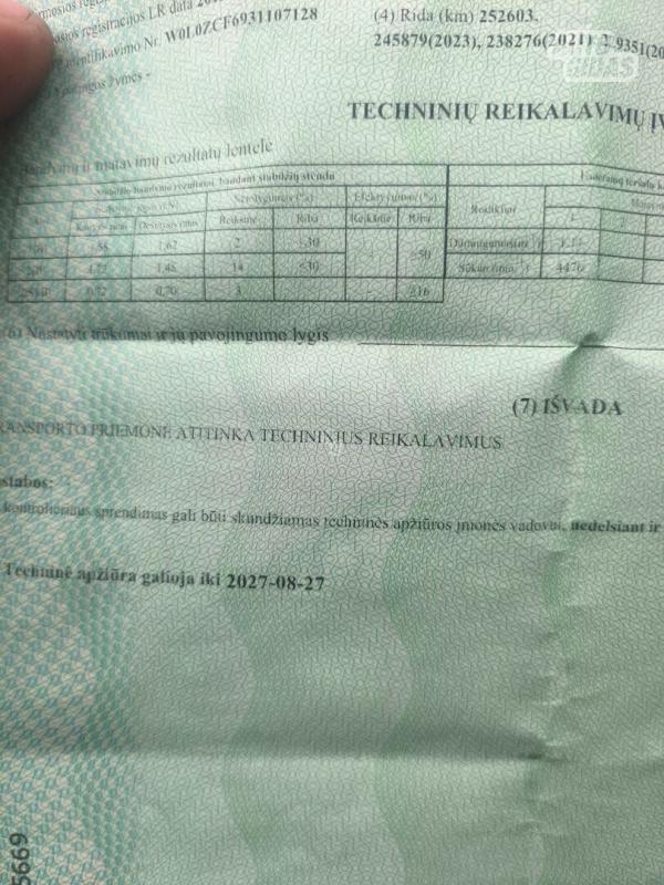 Opel Vectra 2003 Ignalina, ar dzinēja tilpumu 2.20 L un nobraukumu 256 tūkst. km par 530 €, foto 7 vietnē AUTOMOTO.COM.LV
