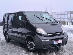Black Opel Vivaro 2005 in Vilnius, with an engine capacity of 1.90 L and mileage of 342 thousand km for 4444 €, photo 2 on AUTOMOTO.COM.LV