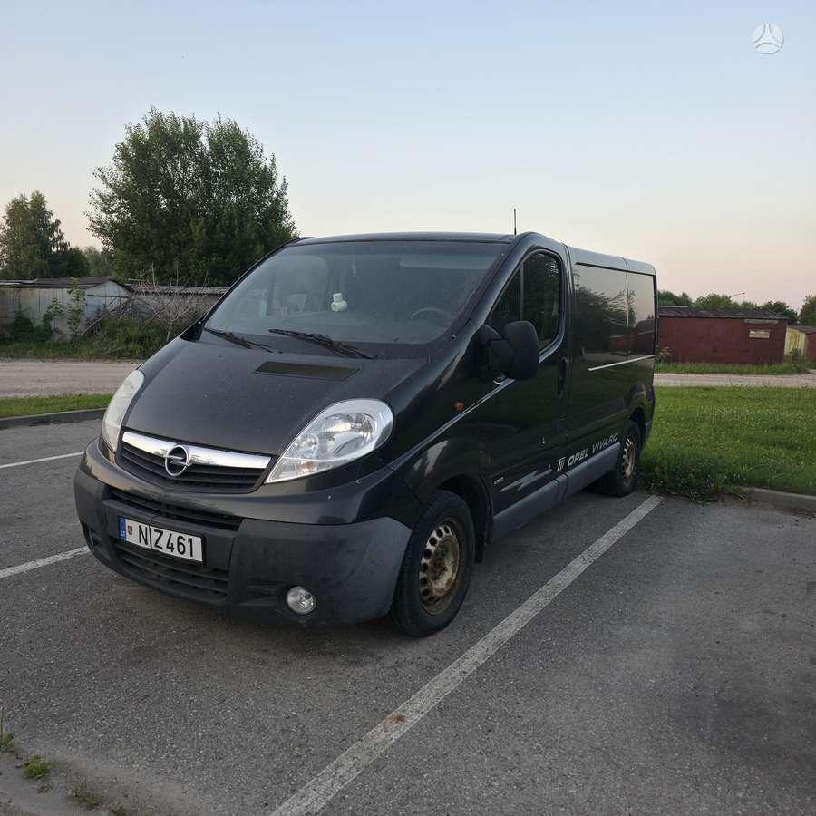 Black Opel Vivaro 2011 in Ukmerge, with an engine capacity of 2.00 L and mileage of 190 thousand km for 2100 €, photo 1 on AUTOMOTO.COM.LV