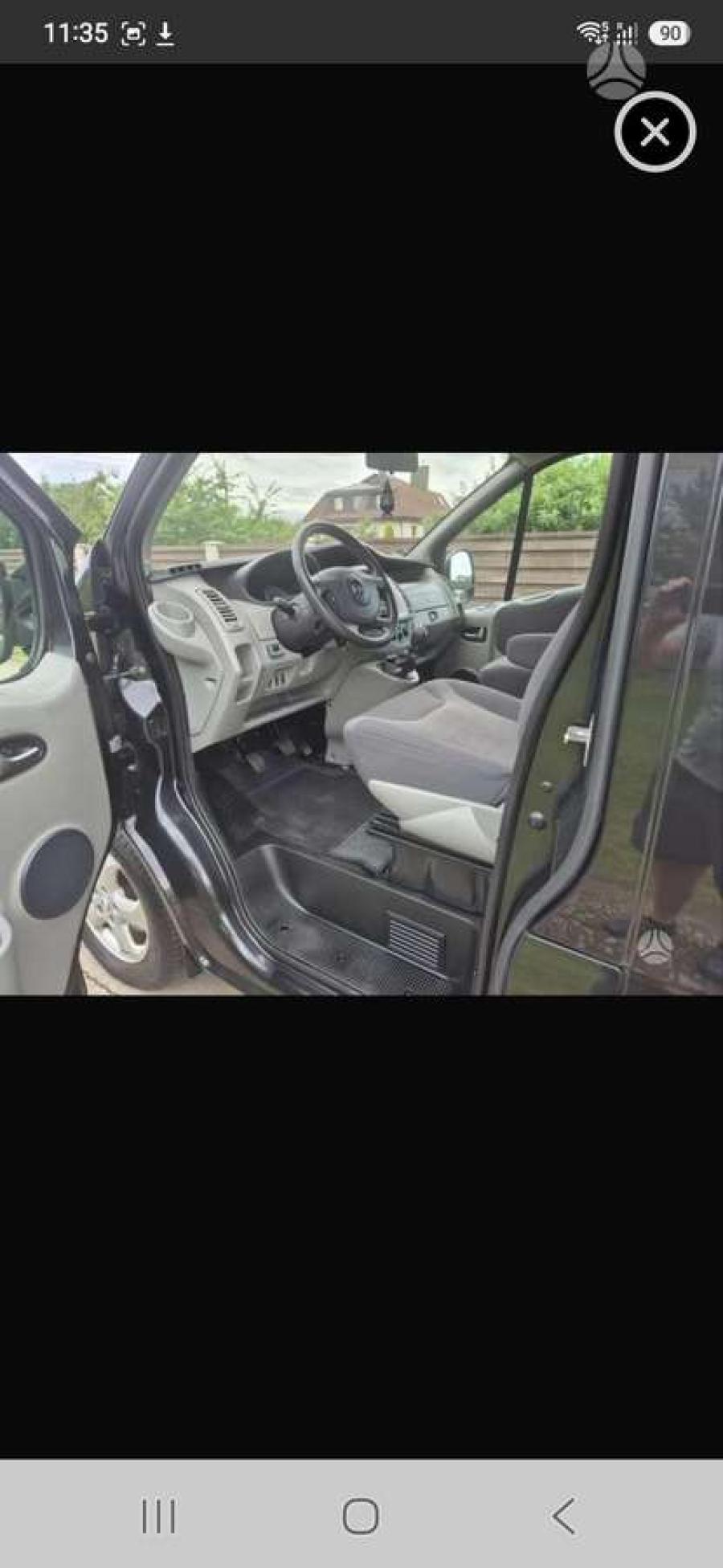Black Opel Vivaro 2013 in Marijampole, with an engine capacity of 2.00 L and mileage of 272 thousand km for 11800 €, photo 21 on AUTOMOTO.COM.LV