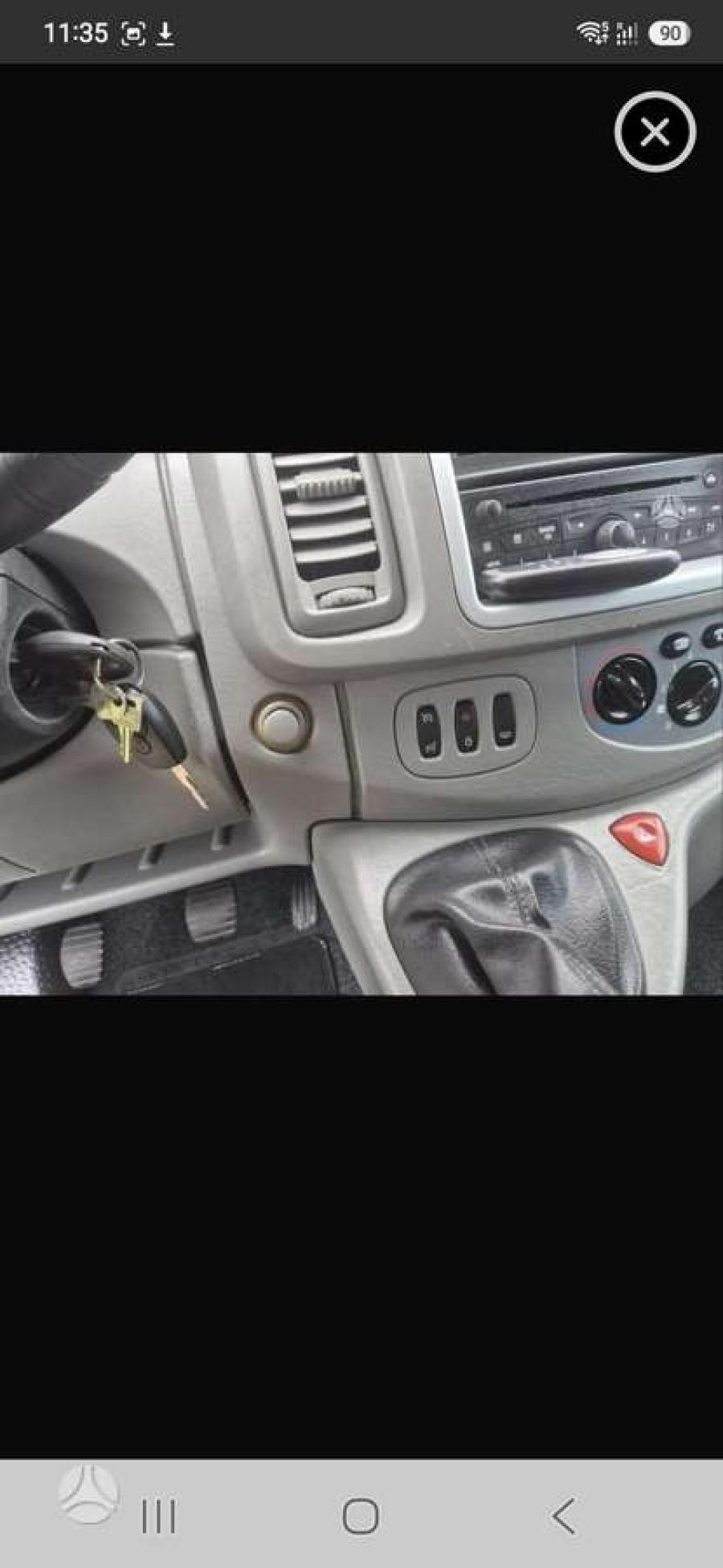 Black Opel Vivaro 2013 in Marijampole, with an engine capacity of 2.00 L and mileage of 272 thousand km for 11800 €, photo 28 on AUTOMOTO.COM.LV