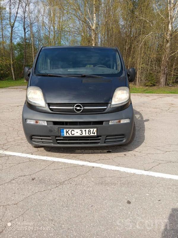 Melns Opel Vivaro 2003 Ogre, ar dzinēja tilpumu 1.90 L un nobraukumu 600 tūkst. km par 2700 €, foto 6 vietnē AUTOMOTO.COM.LV