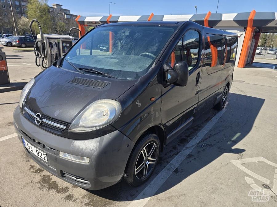 Melns Opel Vivaro 2006 Kauņa, ar dzinēja tilpumu 2.00 L un nobraukumu 387 tūkst. km par 4100 €, foto 1 vietnē AUTOMOTO.COM.LV