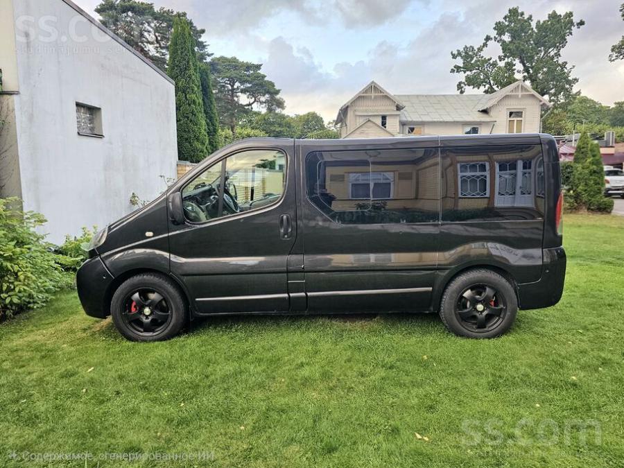 Black Opel Vivaro 2006 in Daugavpils, with an engine capacity of 1.90 L and mileage of 323 thousand km for 5950 €, photo 3 on AUTOMOTO.COM.LV