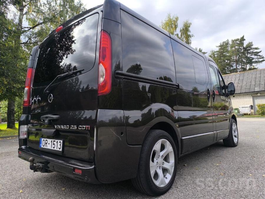 Melns Opel Vivaro 2007 Valmiera, ar dzinēja tilpumu 2.50 L un nobraukumu 341 tūkst. km par 9500 €, foto 8 vietnē AUTOMOTO.COM.LV