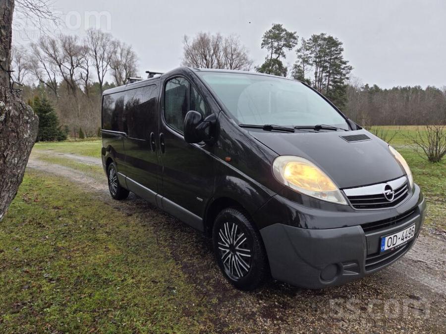 Black Opel Vivaro 2008 in Riga, with an engine capacity of 2.00 L and mileage of 297 thousand km for 6000 €, photo 21 on AUTOMOTO.COM.LV