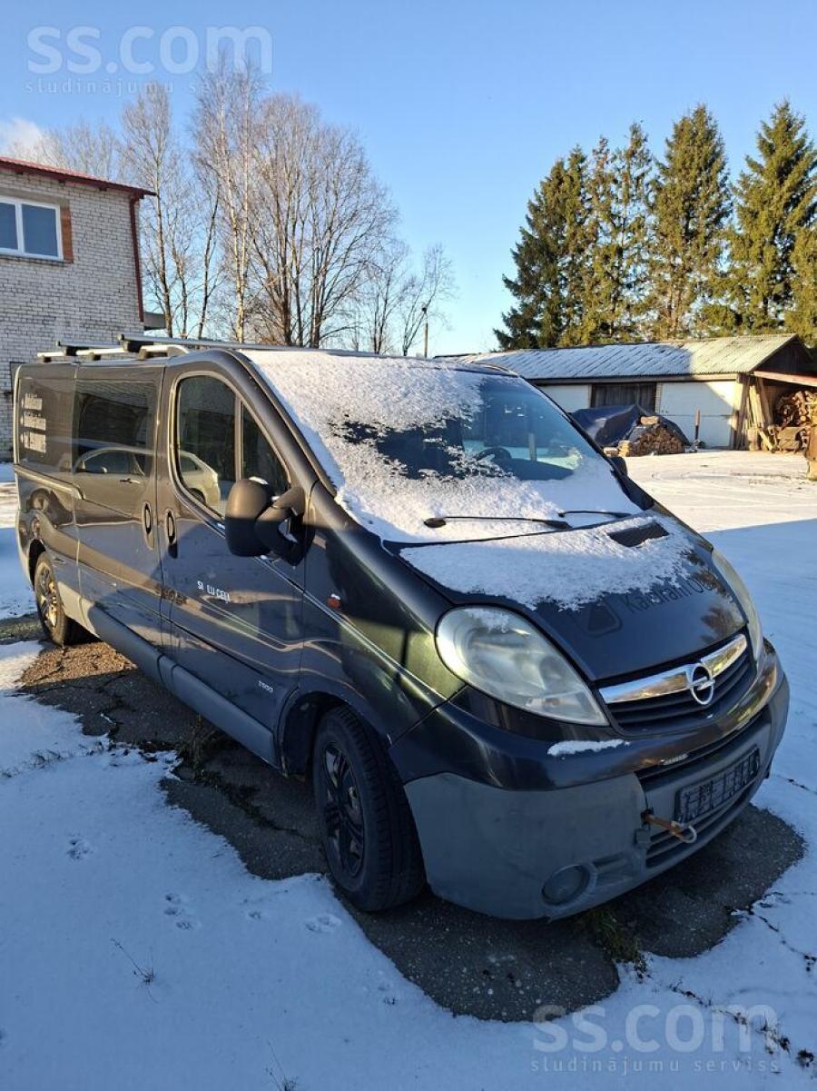Melns Opel Vivaro 2008 Limbaži, ar dzinēja tilpumu 1.90 L un nobraukumu 488 tūkst. km par 3100 €, foto 1 vietnē AUTOMOTO.COM.LV