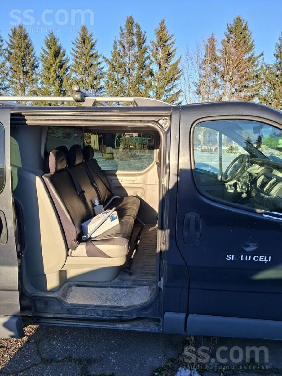 Melns Opel Vivaro 2008 Limbaži, ar dzinēja tilpumu 1.90 L un nobraukumu 488 tūkst. km par 3100 €, foto 4 vietnē AUTOMOTO.COM.LV