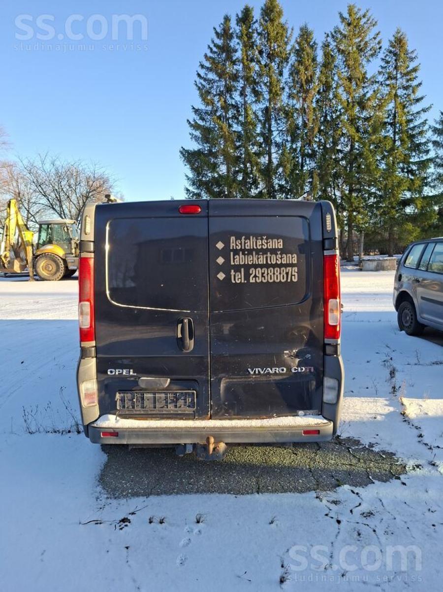 Melns Opel Vivaro 2008 Limbaži, ar dzinēja tilpumu 1.90 L un nobraukumu 488 tūkst. km par 3100 €, foto 6 vietnē AUTOMOTO.COM.LV