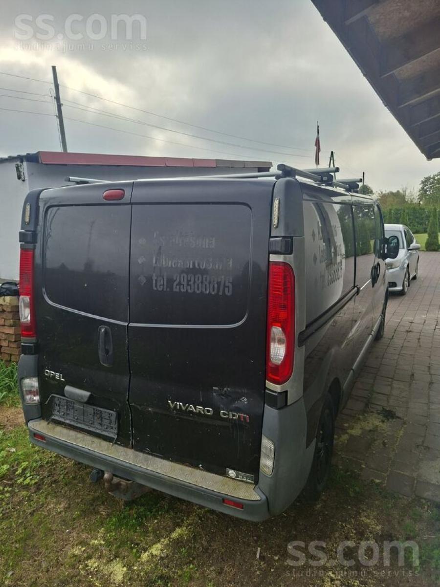 Melns Opel Vivaro 2008 Limbaži, ar dzinēja tilpumu 1.90 L un nobraukumu 488 tūkst. km par 1600 €, foto 14 vietnē AUTOMOTO.COM.LV