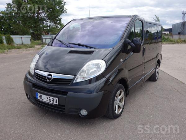 Black Opel Vivaro 2008 in Riga, with an engine capacity of 2.50 L and mileage of 0 thousand km for 5650 €, photo 2 on AUTOMOTO.COM.LV