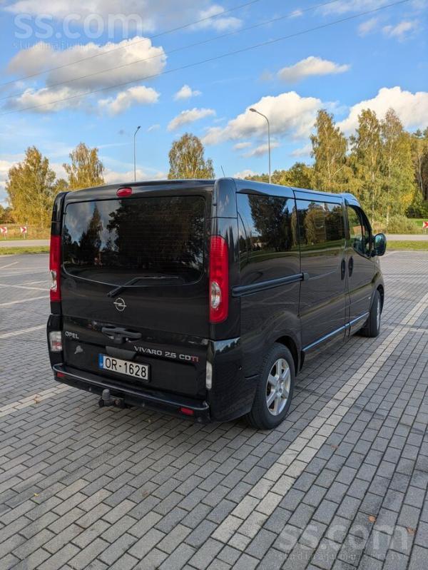 Melns Opel Vivaro 2008 Jelgava, ar dzinēja tilpumu 2.50 L un nobraukumu 0 tūkst. km par 6800 €, foto 6 vietnē AUTOMOTO.COM.LV