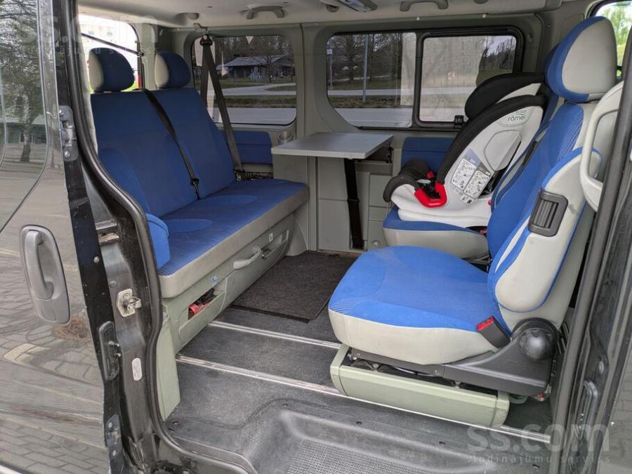 Melns Opel Vivaro 2008 Jelgava, ar dzinēja tilpumu 2.50 L un nobraukumu 0 tūkst. km par 6800 €, foto 10 vietnē AUTOMOTO.COM.LV