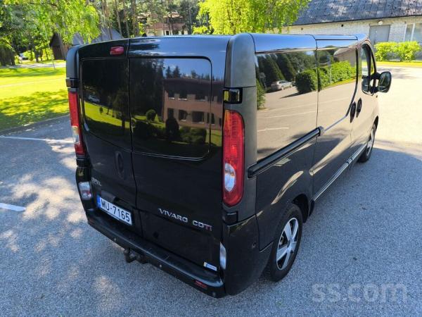 Black Opel Vivaro 2010 in Valmiera, with an engine capacity of 2.00 L and mileage of 277 thousand km for 5550 €, photo 7 on AUTOMOTO.COM.LV
