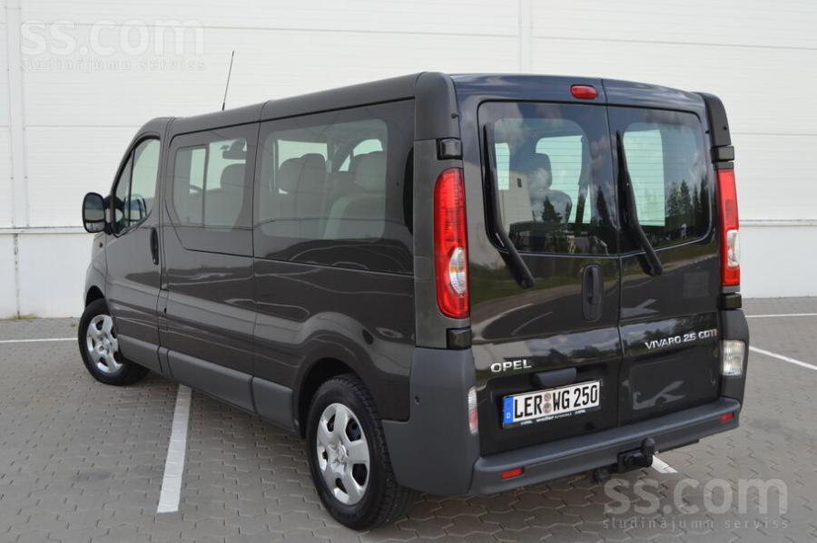 Melns Opel Vivaro 2011 Rīga, ar dzinēja tilpumu 2.50 L un nobraukumu 0 tūkst. km par 6950 €, foto 4 vietnē AUTOMOTO.COM.LV